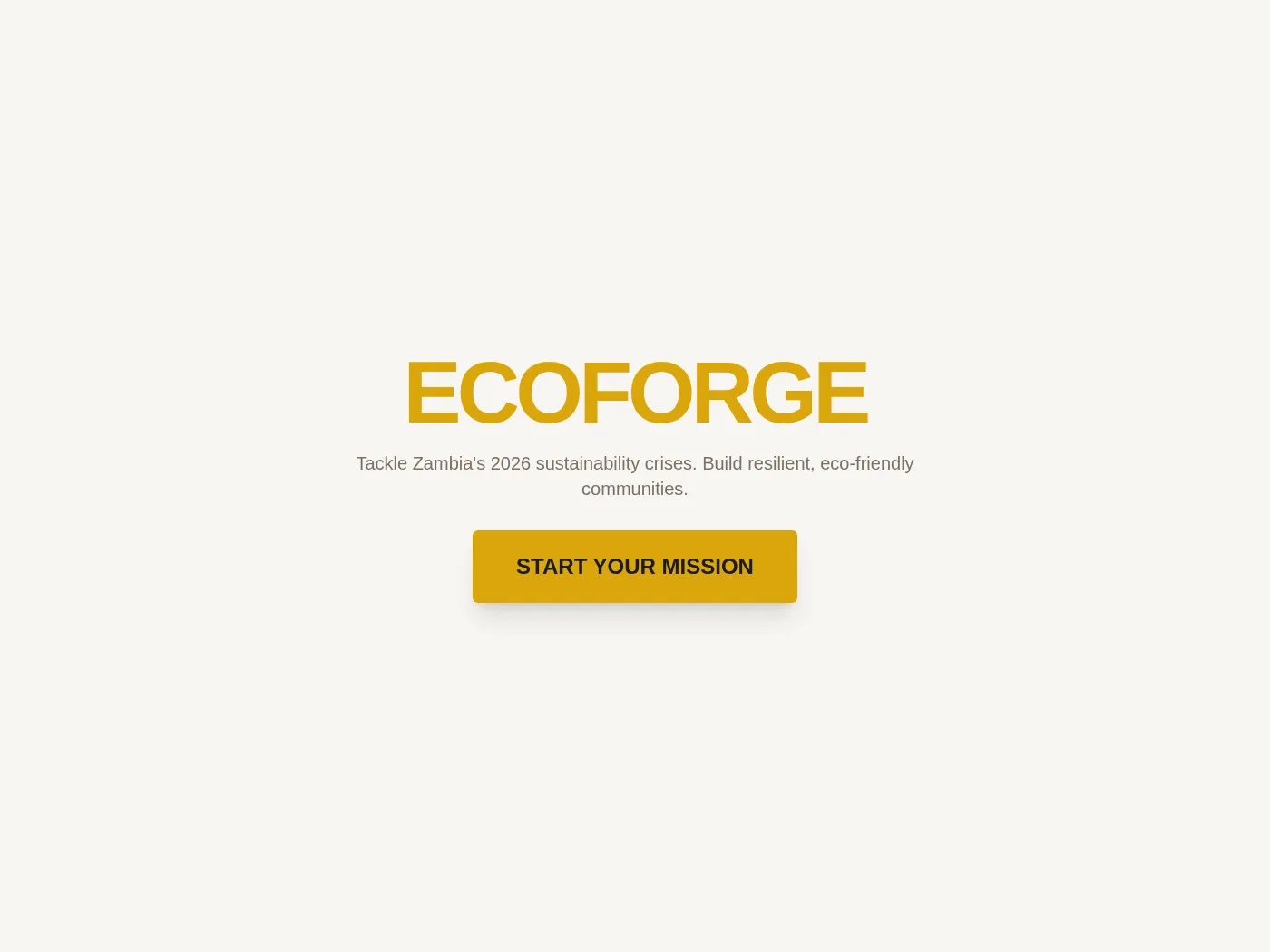 EcoForge: Zambia Prototype