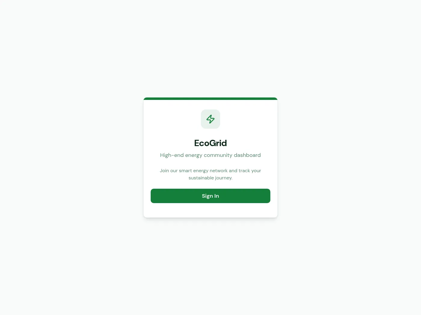 EcoGrid Master App