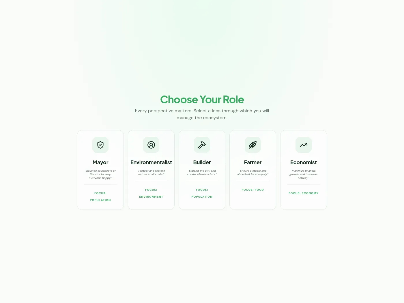 EcoImpact Game
