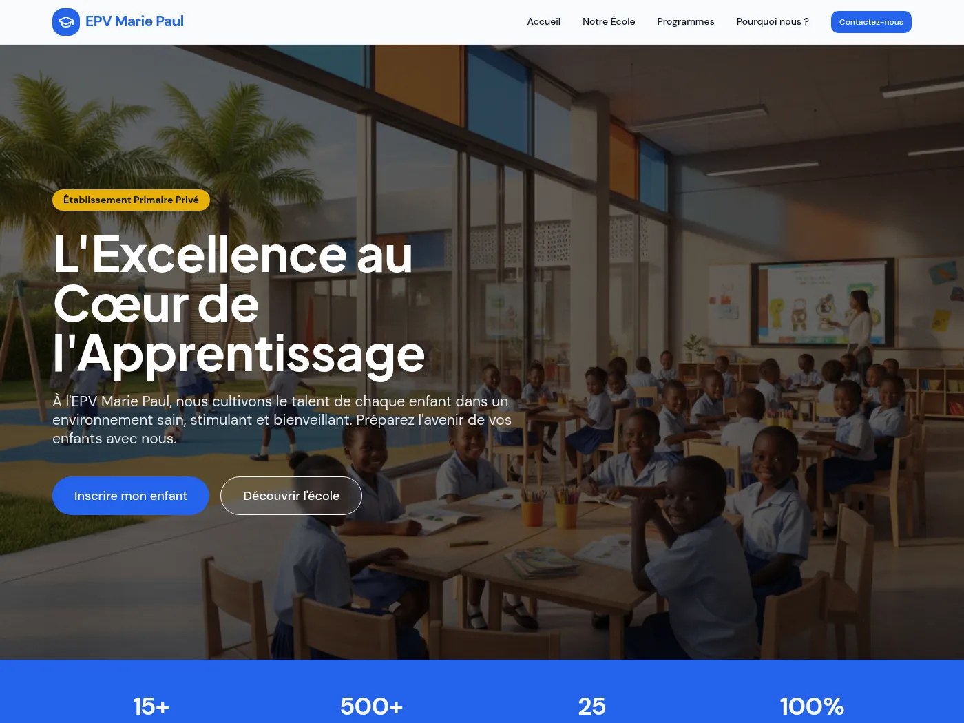 École Showcase Site