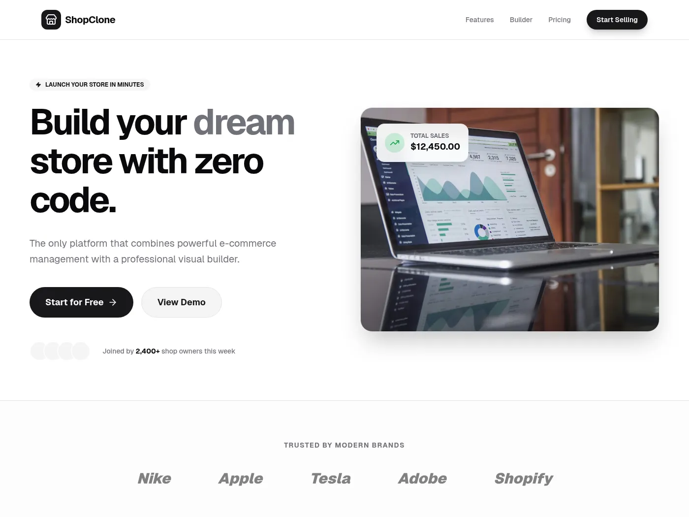 Shopify Builder Clone