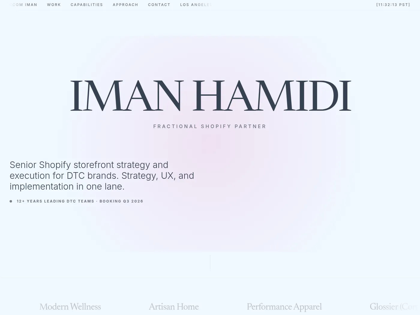 Ecom Iman Portfolio Site