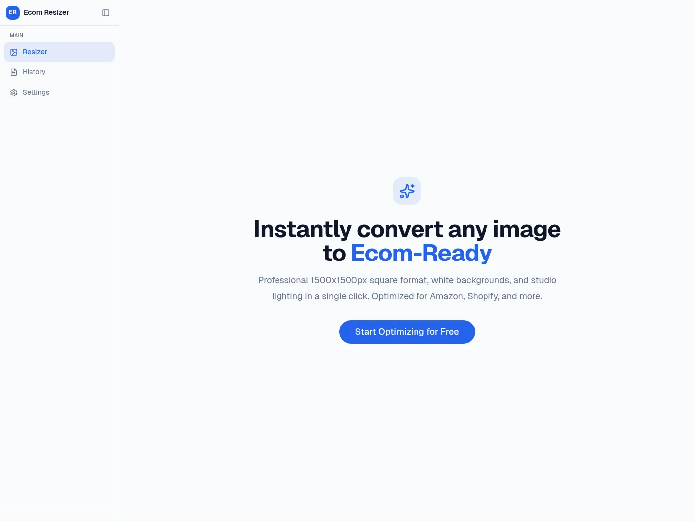 Ecom Image Resizer