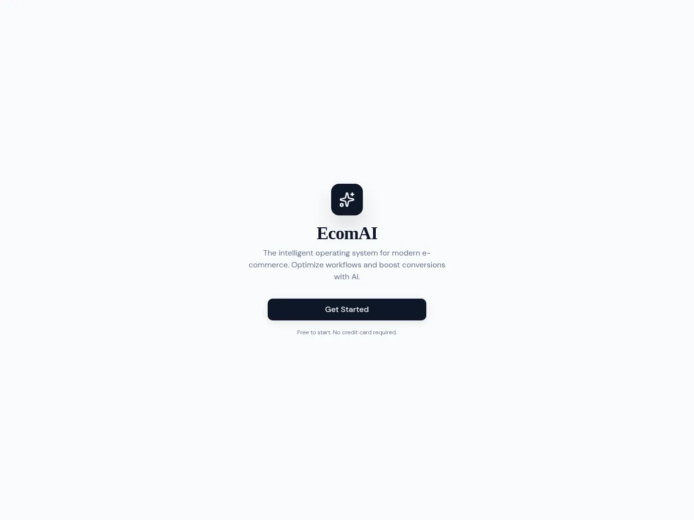 EcomAI SaaS Platform