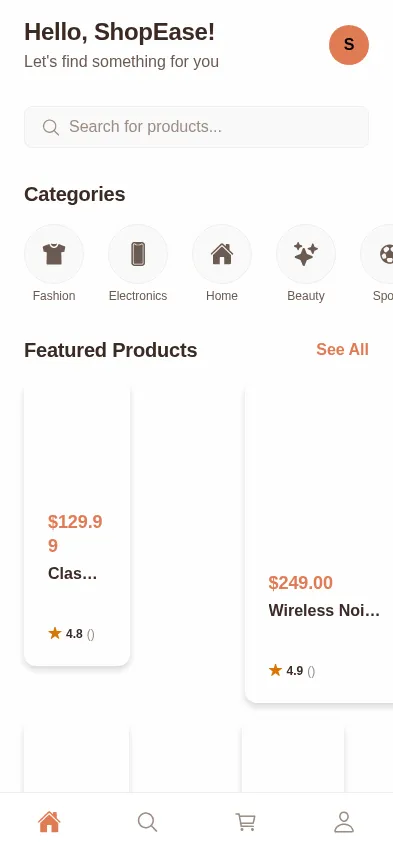 ShopEase E-Commerce