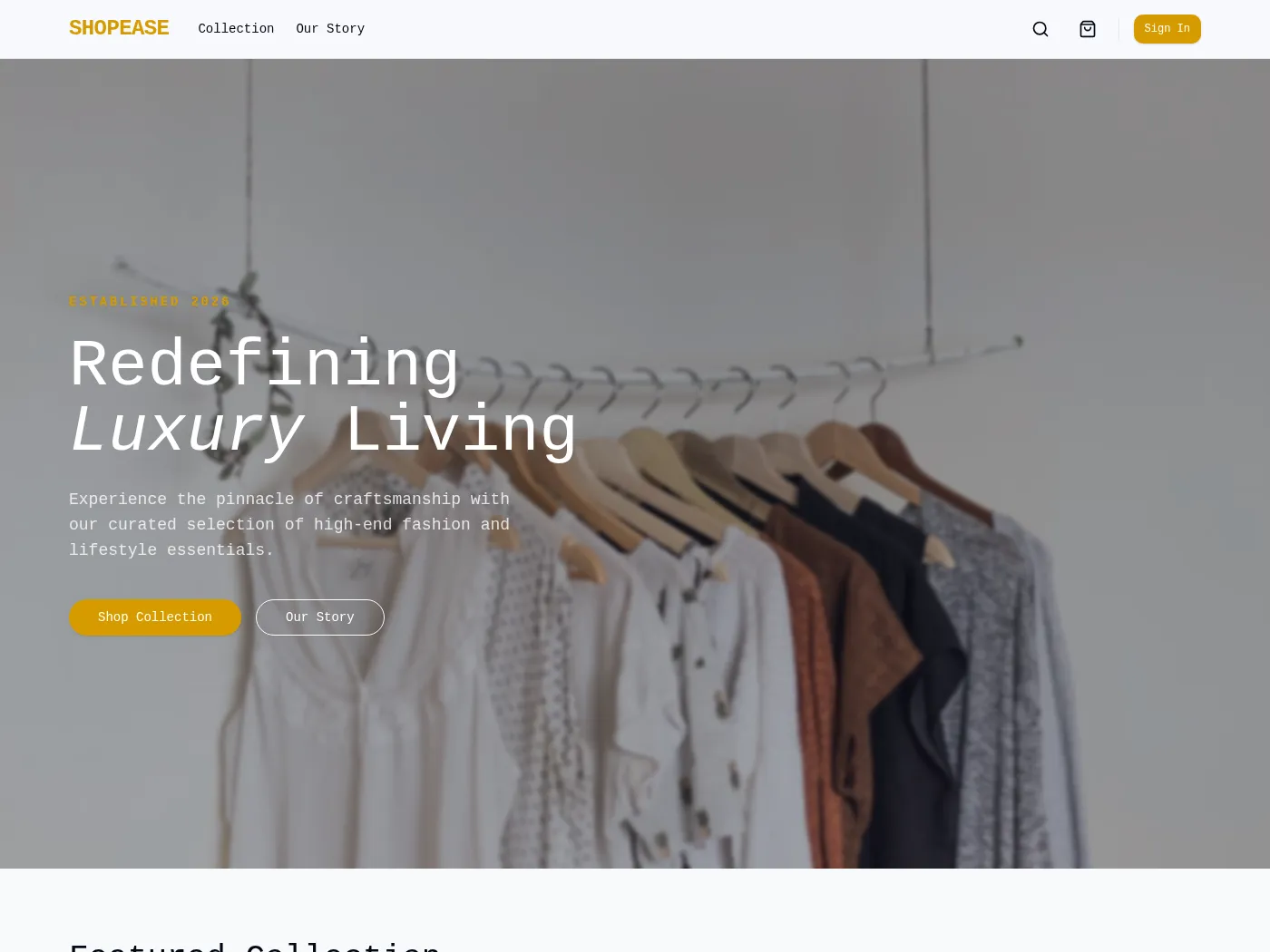 ShopEase E-Commerce