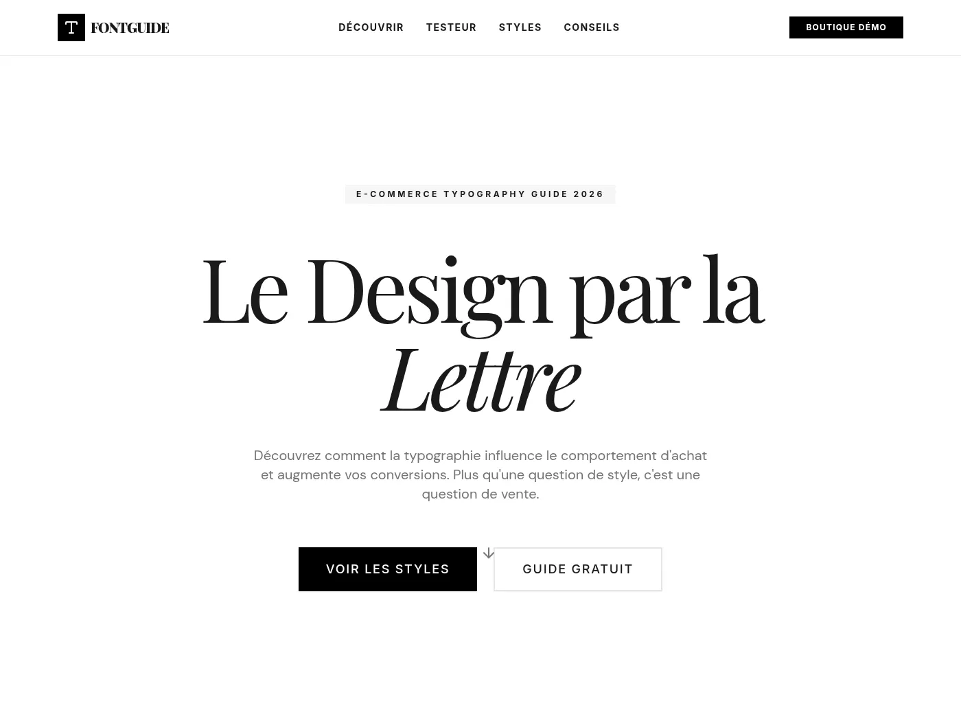 Top E-commerce Fonts Guide