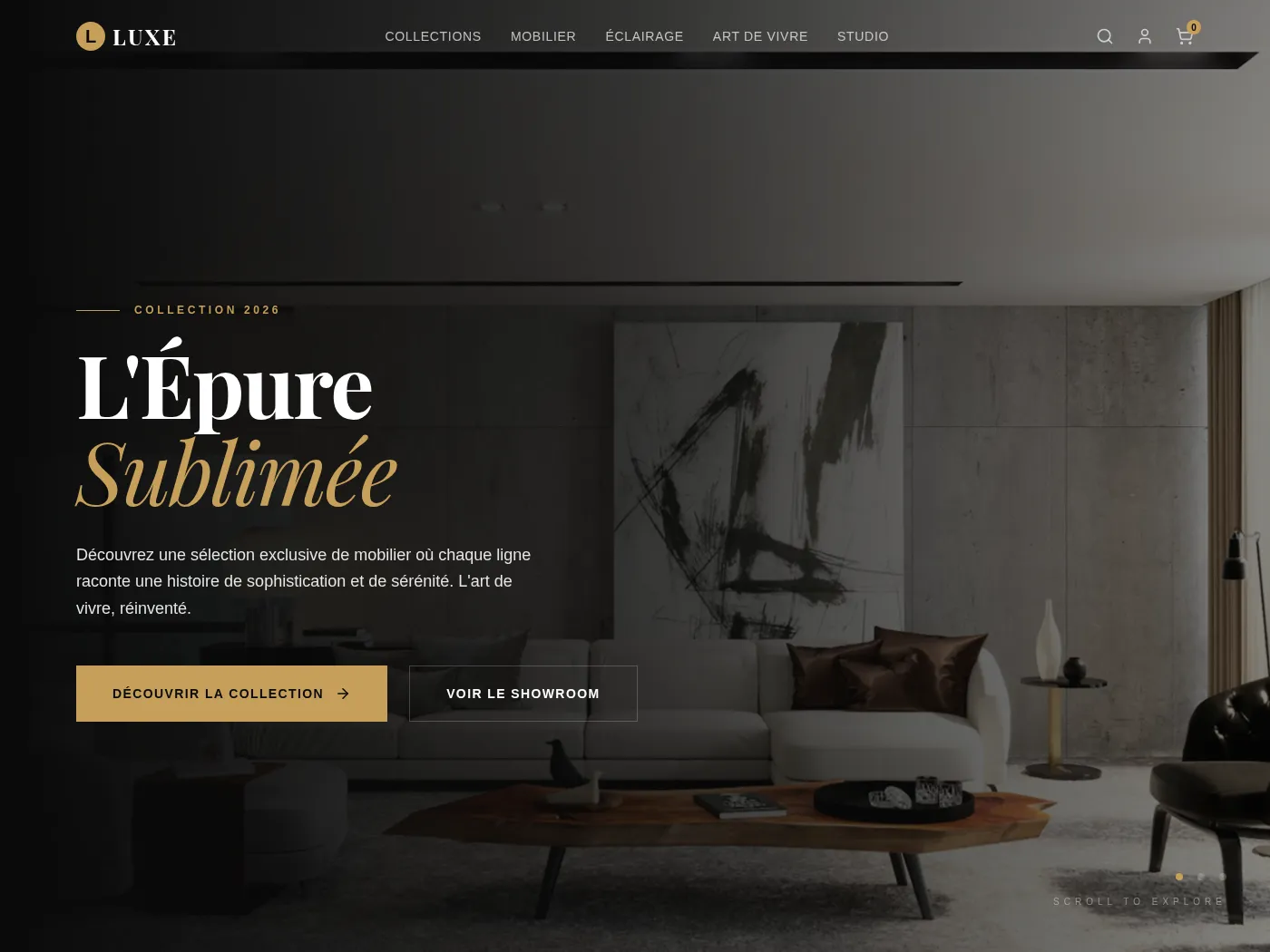 Modern E-Commerce Homepage