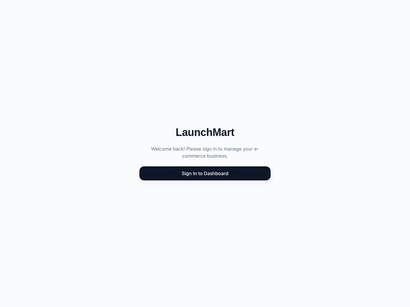 LaunchMart Ecommerce