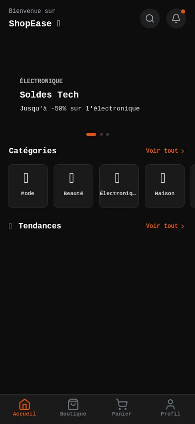 ShopEase Mobile