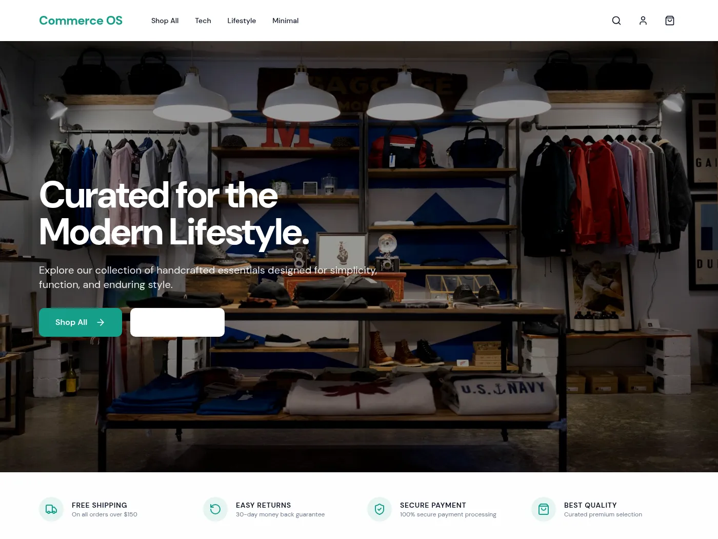 Commerce OS Boilerplate