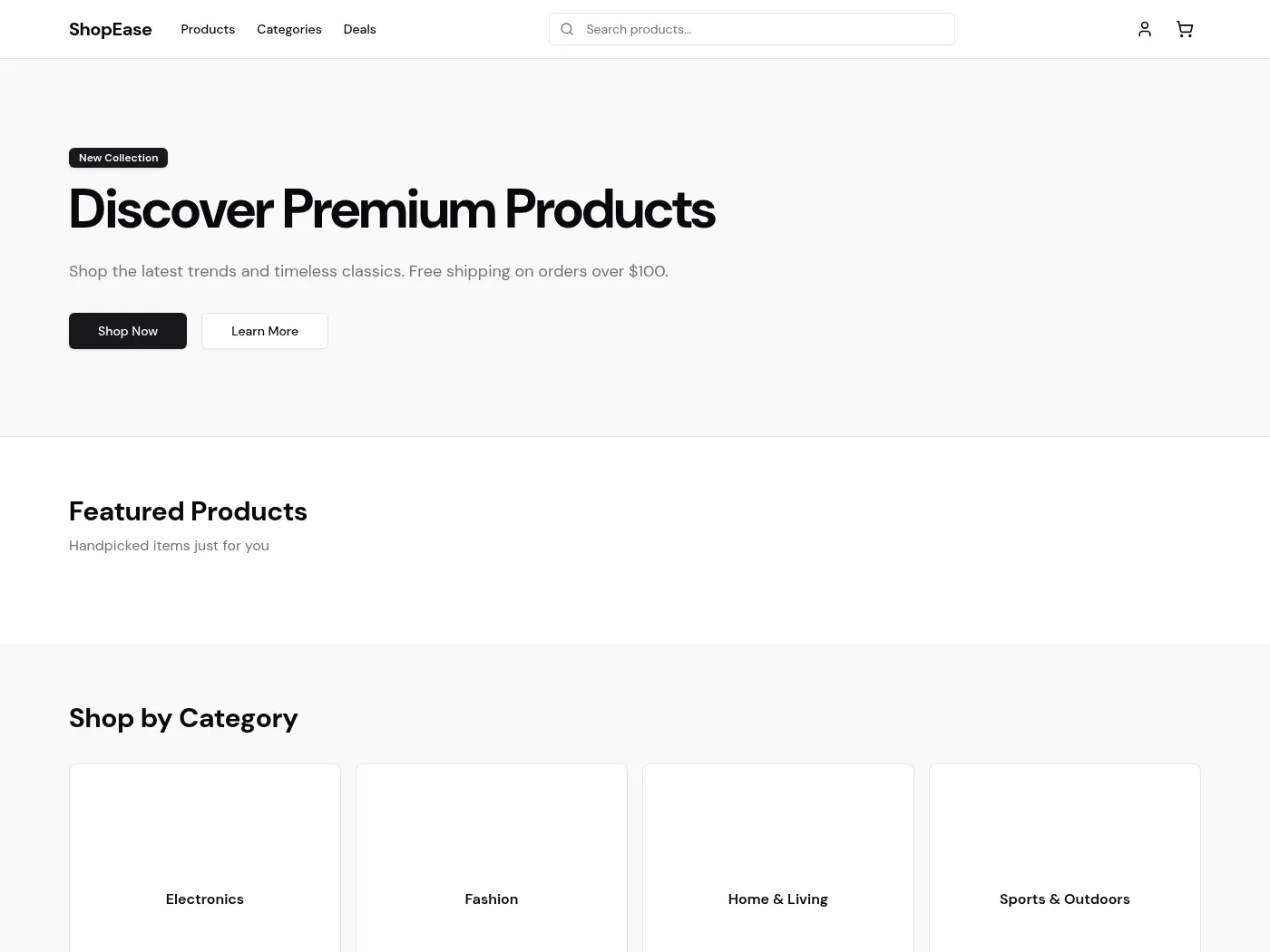 ShopEase Platform