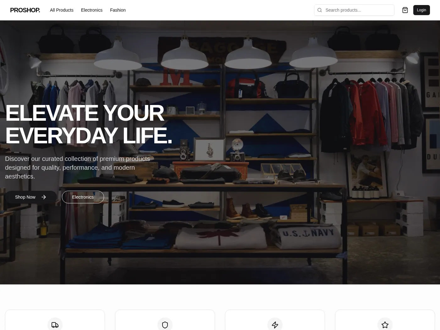 Ecommerce ProShop