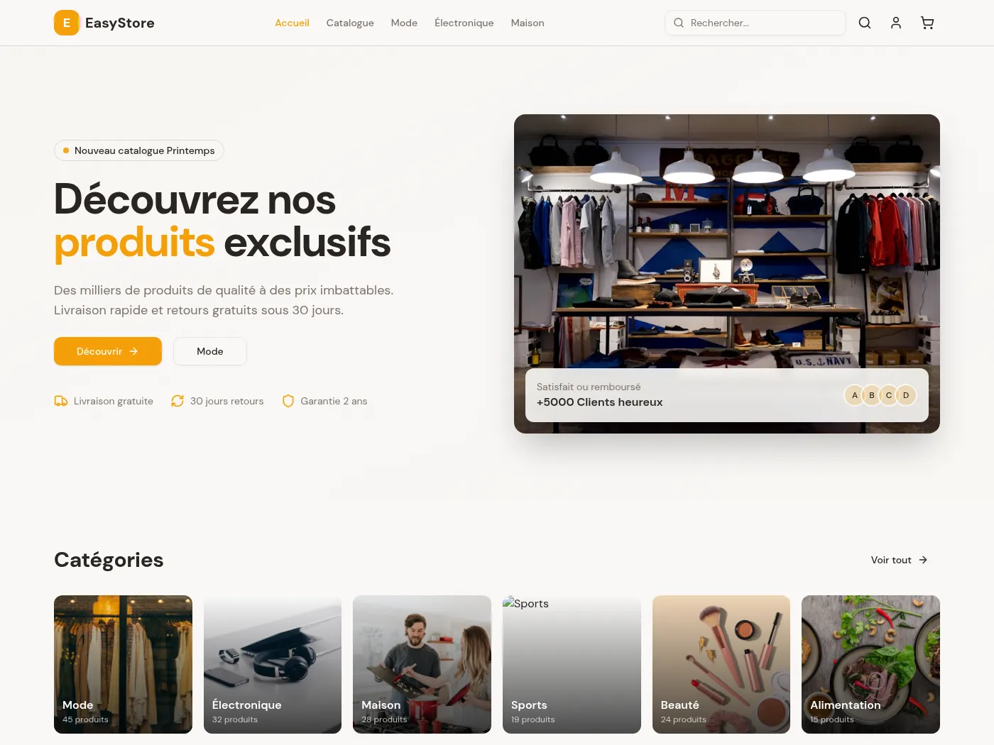 EasyStore E-Commerce