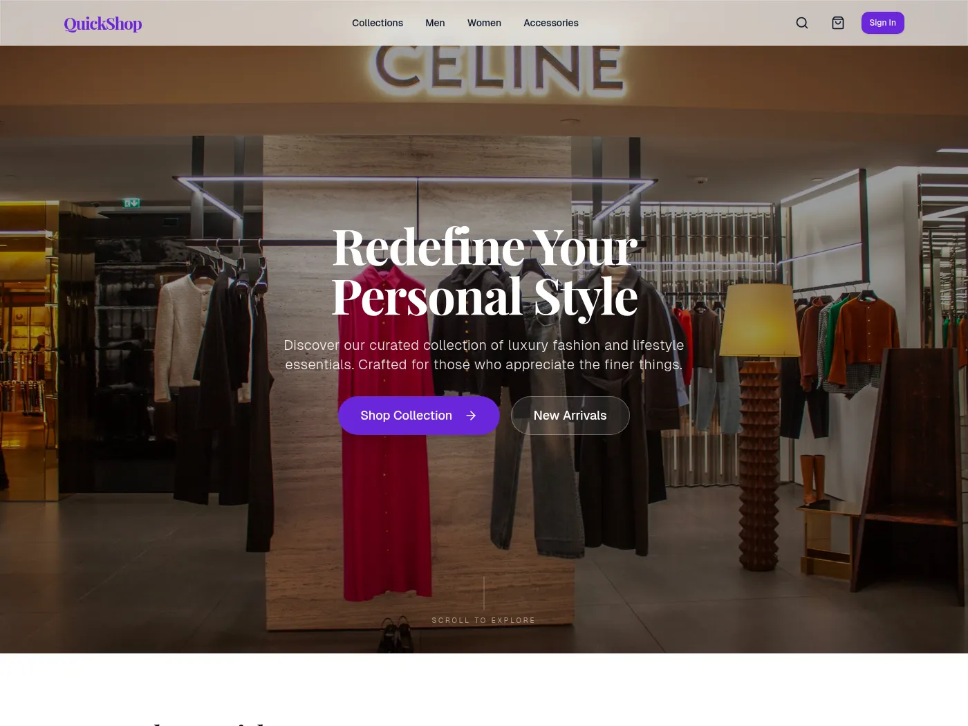 QuickShop E-Commerce