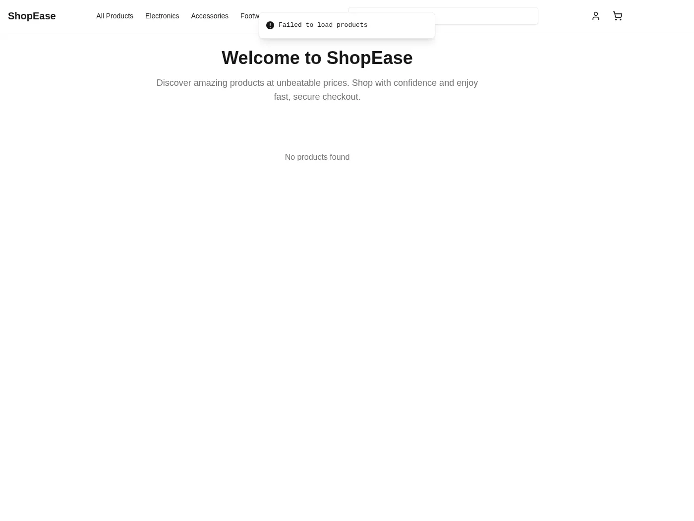ShopEase eCommerce
