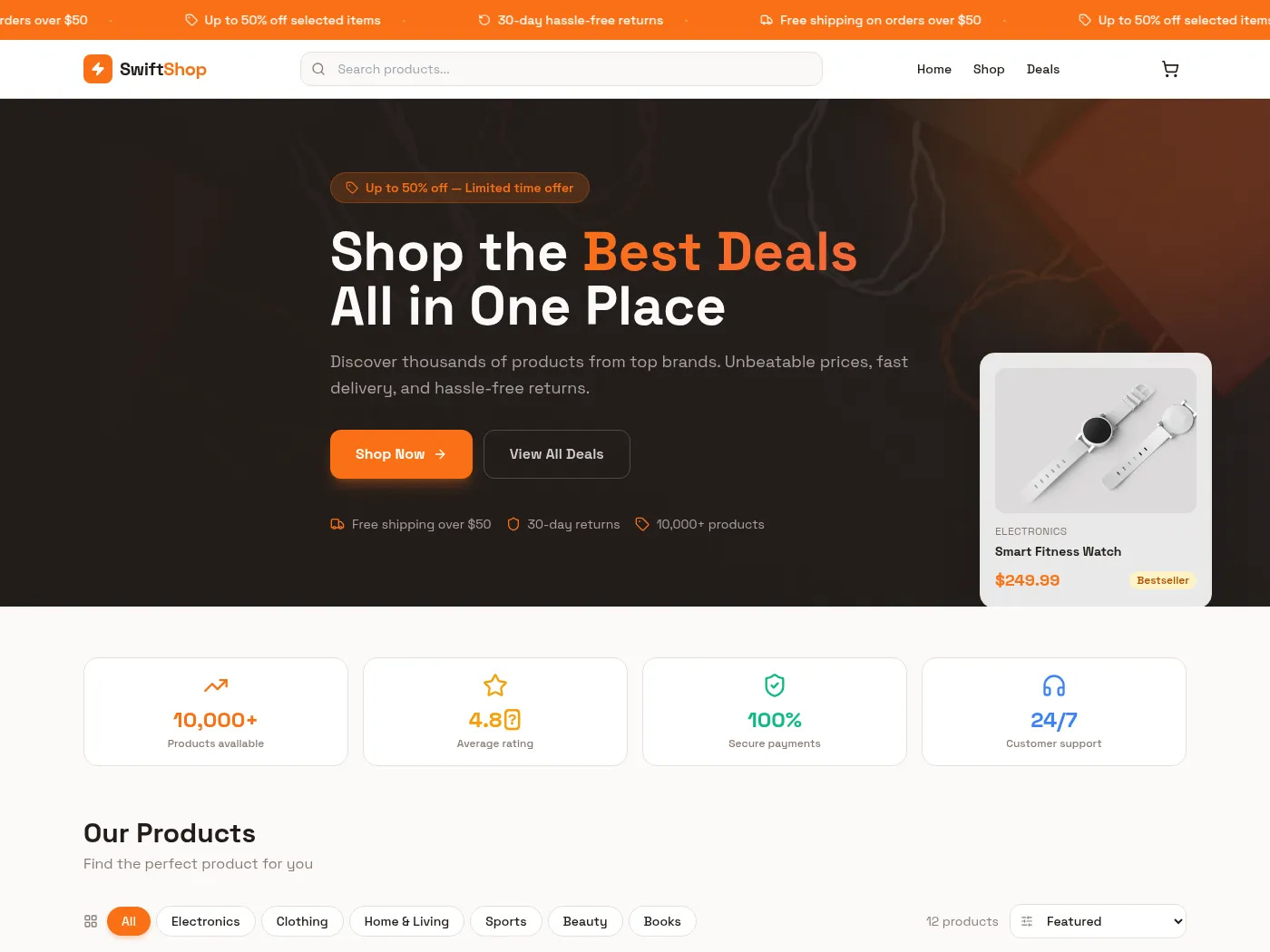 SwiftShop Online Store