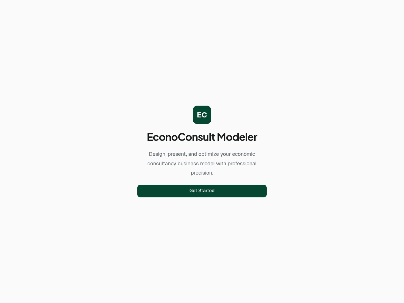 EconoConsult Modeler