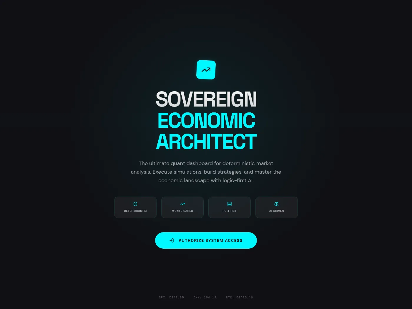 Sovereign Economic Architect