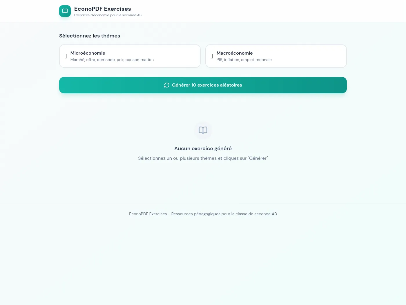 EconoPDF Exercises