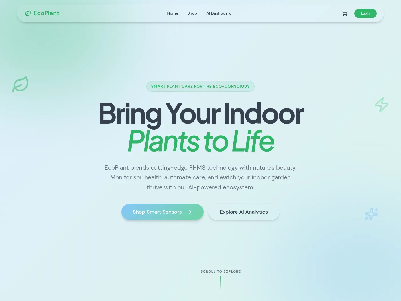 EcoPlant Ecom Experience