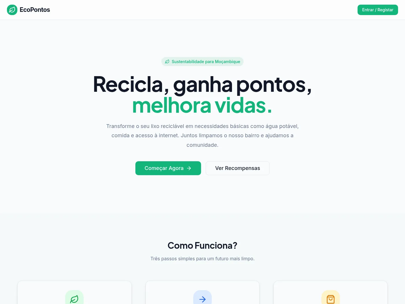 EcoPontos Rewards Portal