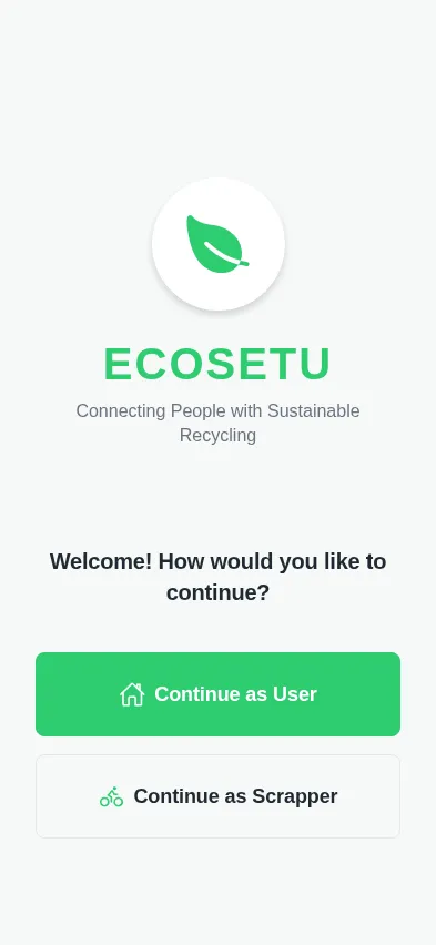 ECOSETU Smart Recycling App