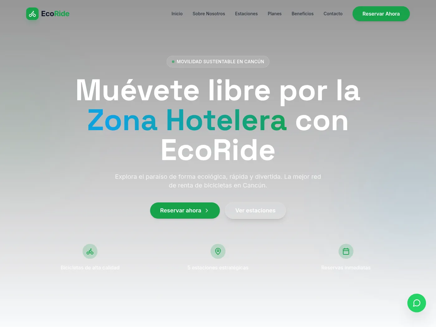 EcoRide Web Experience