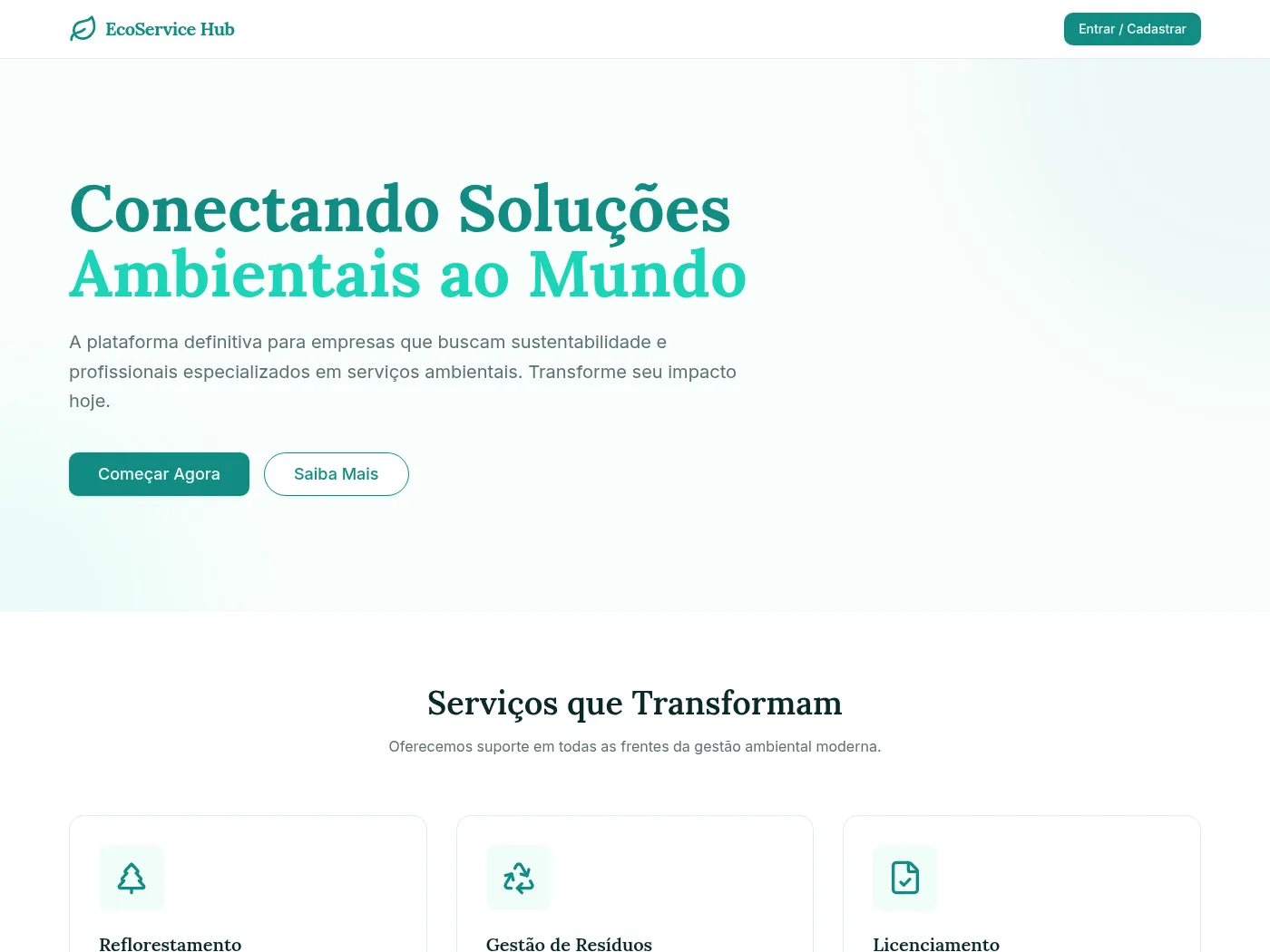 EcoService Hub