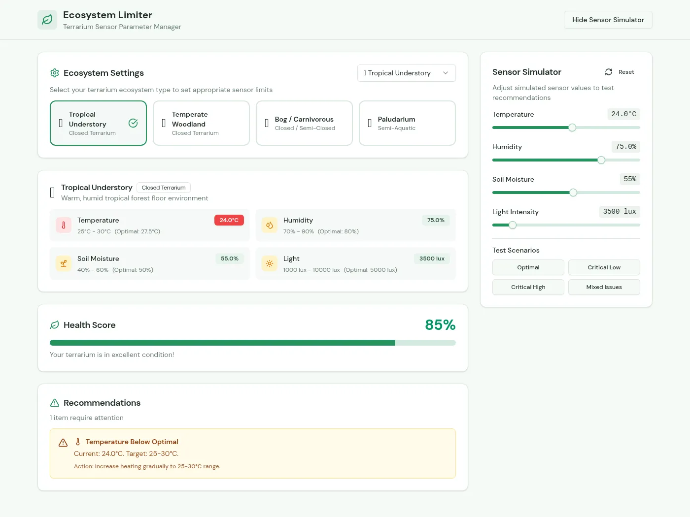 Ecosystem Limiter