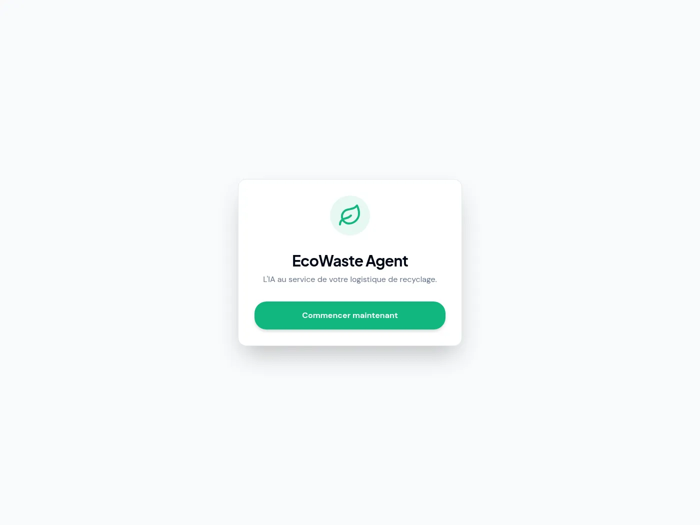 EcoWaste Agent