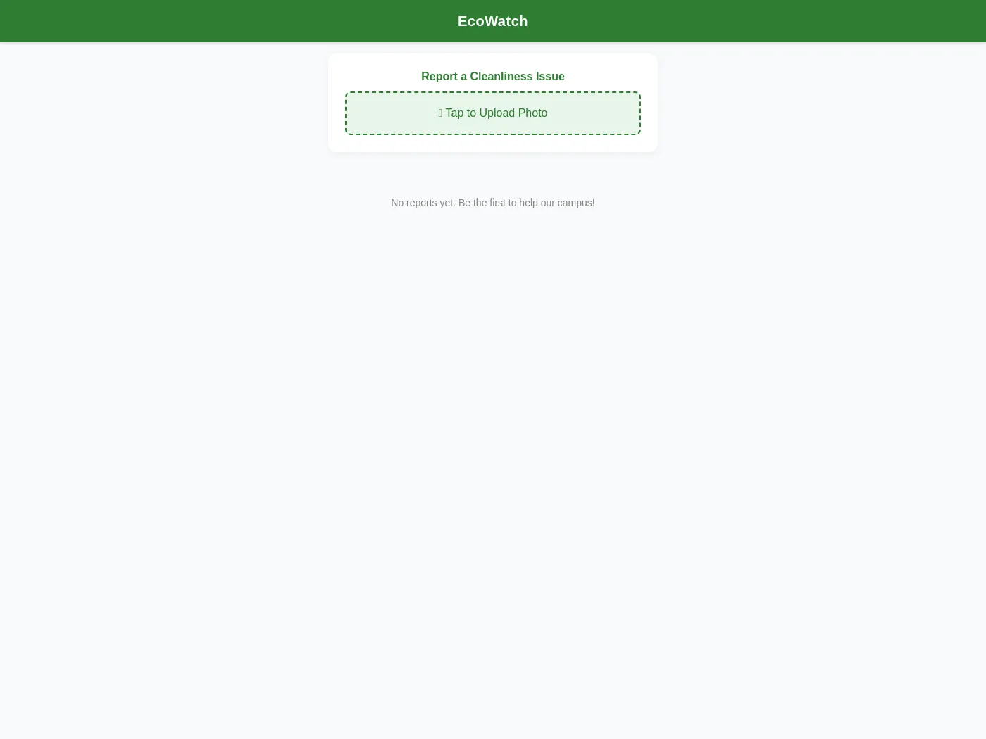 EcoWatch WebView UI