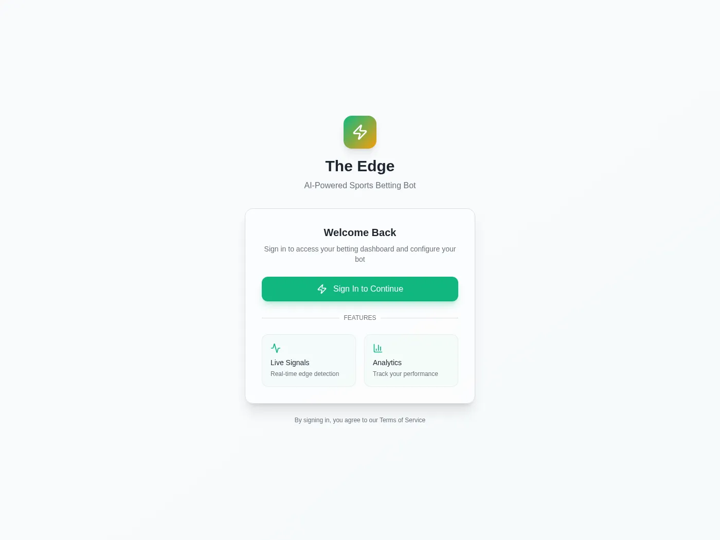 The Edge Betting Bot