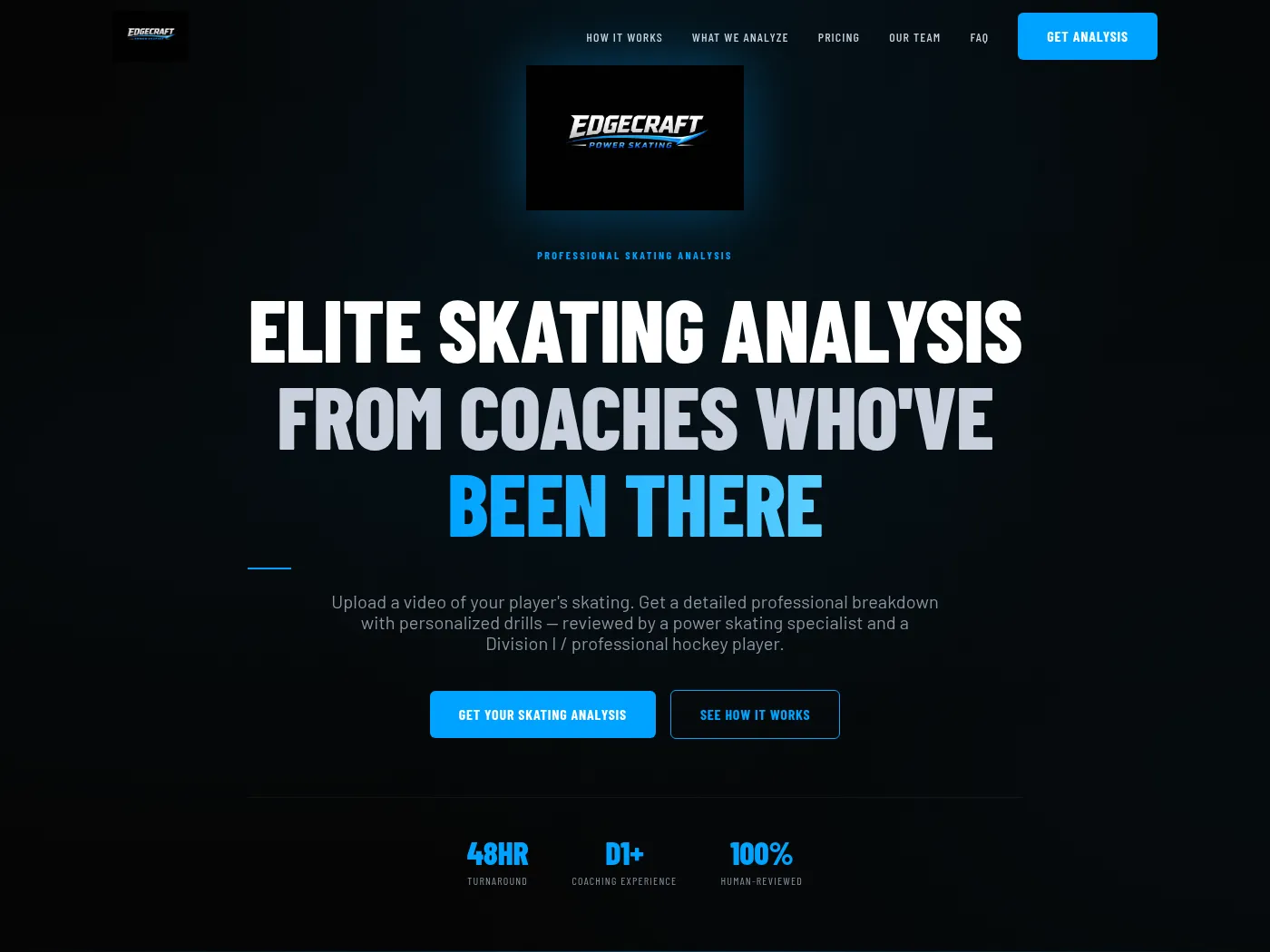 EdgeCraft Landing Page