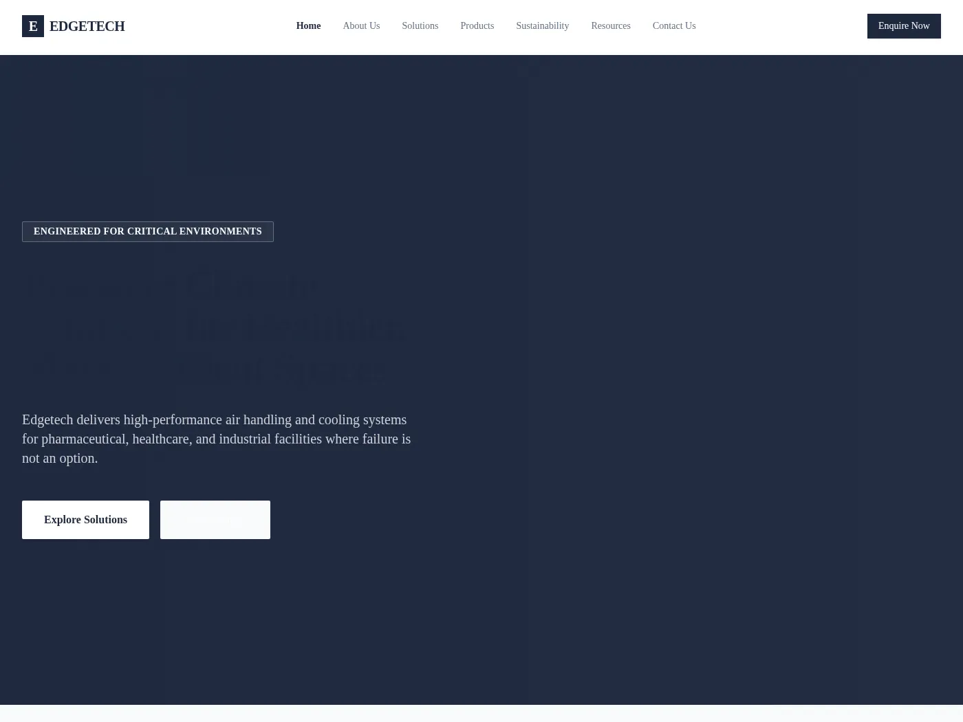 Edgetech Enterprise UX Mock