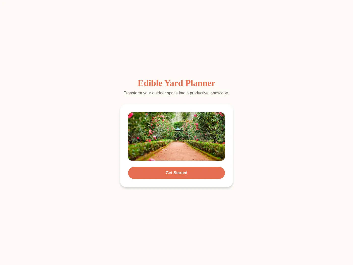 Edible Yard Planner