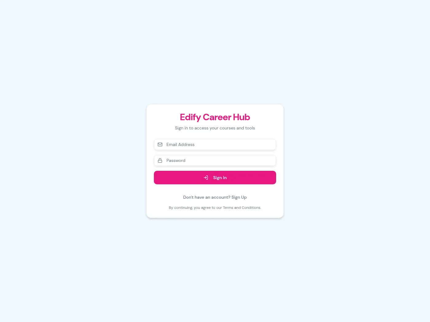 Edify Career Hub