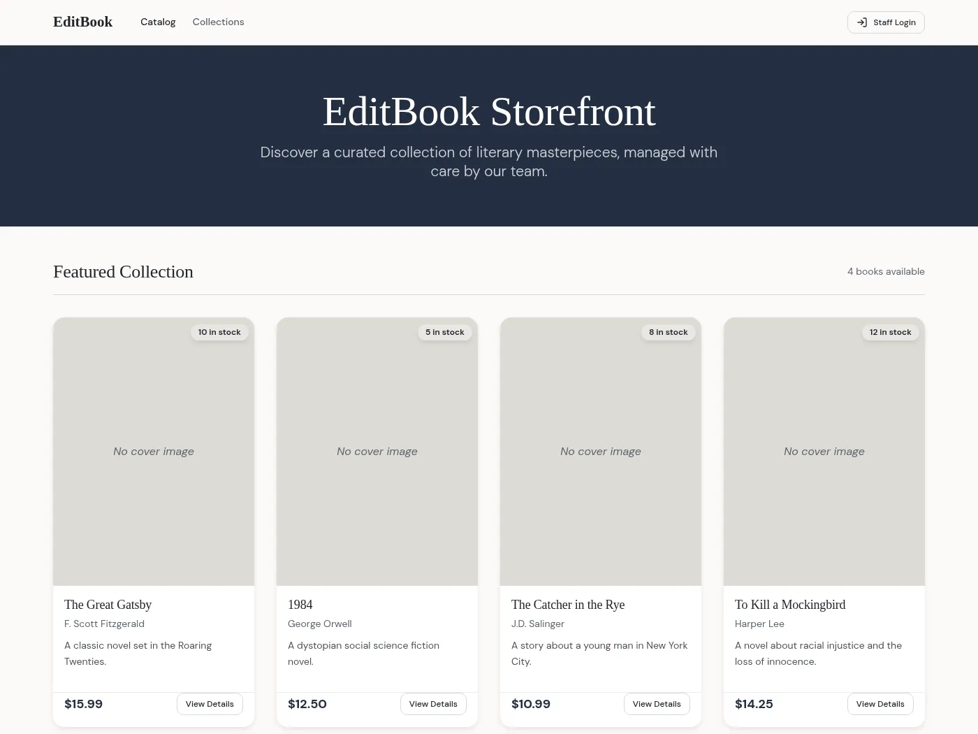 EditBook Storefront