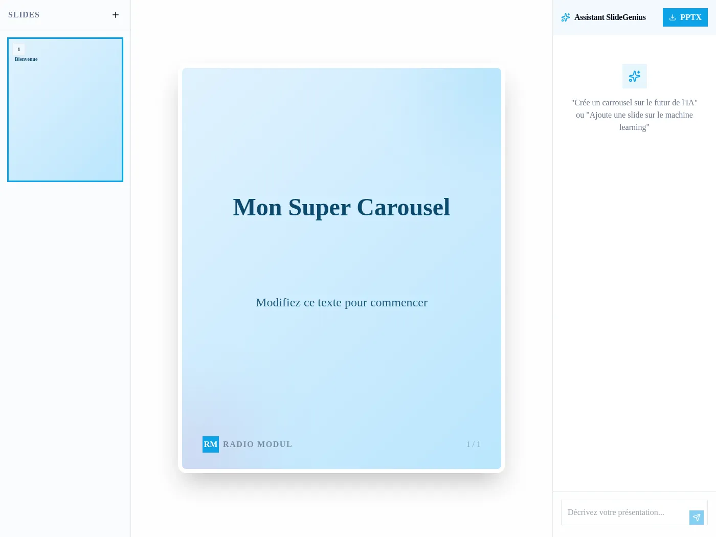 Editable Carousel PPTX