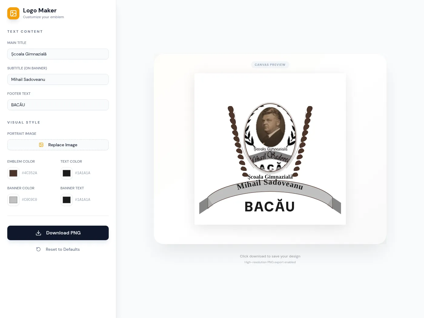 Editable Logo Maker