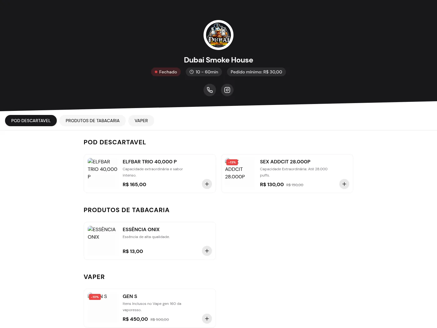 Editable Podshop Webpage