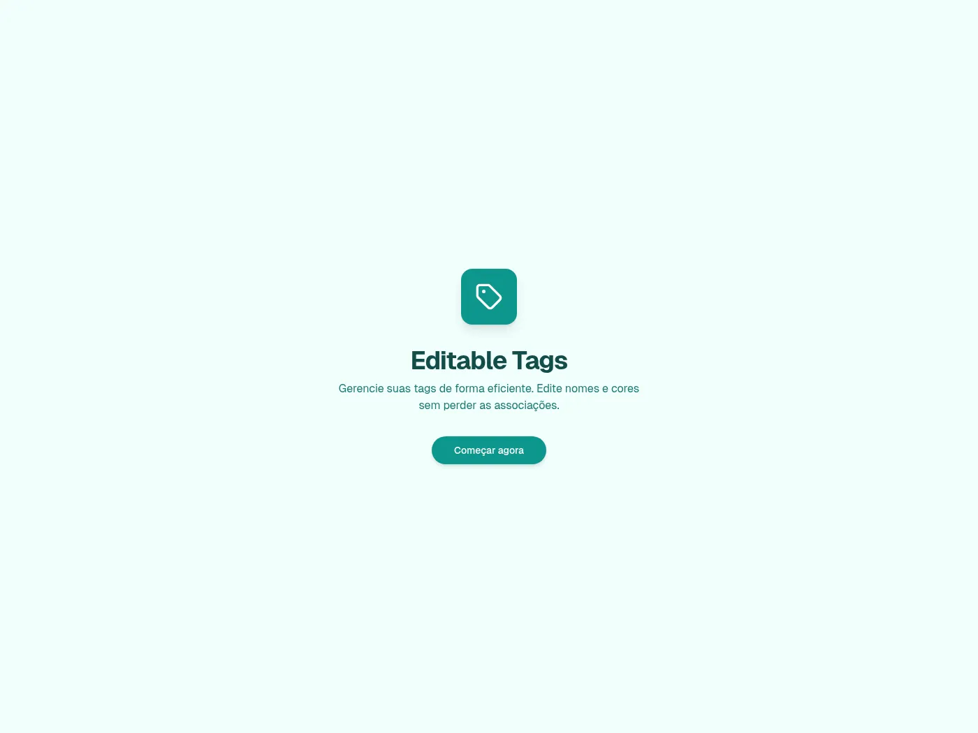 Editable Tags Upgrade