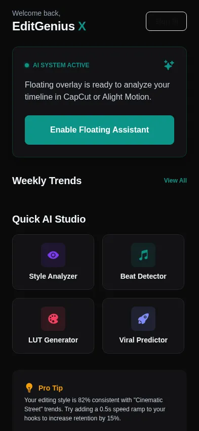 EditGenius X AI Studio