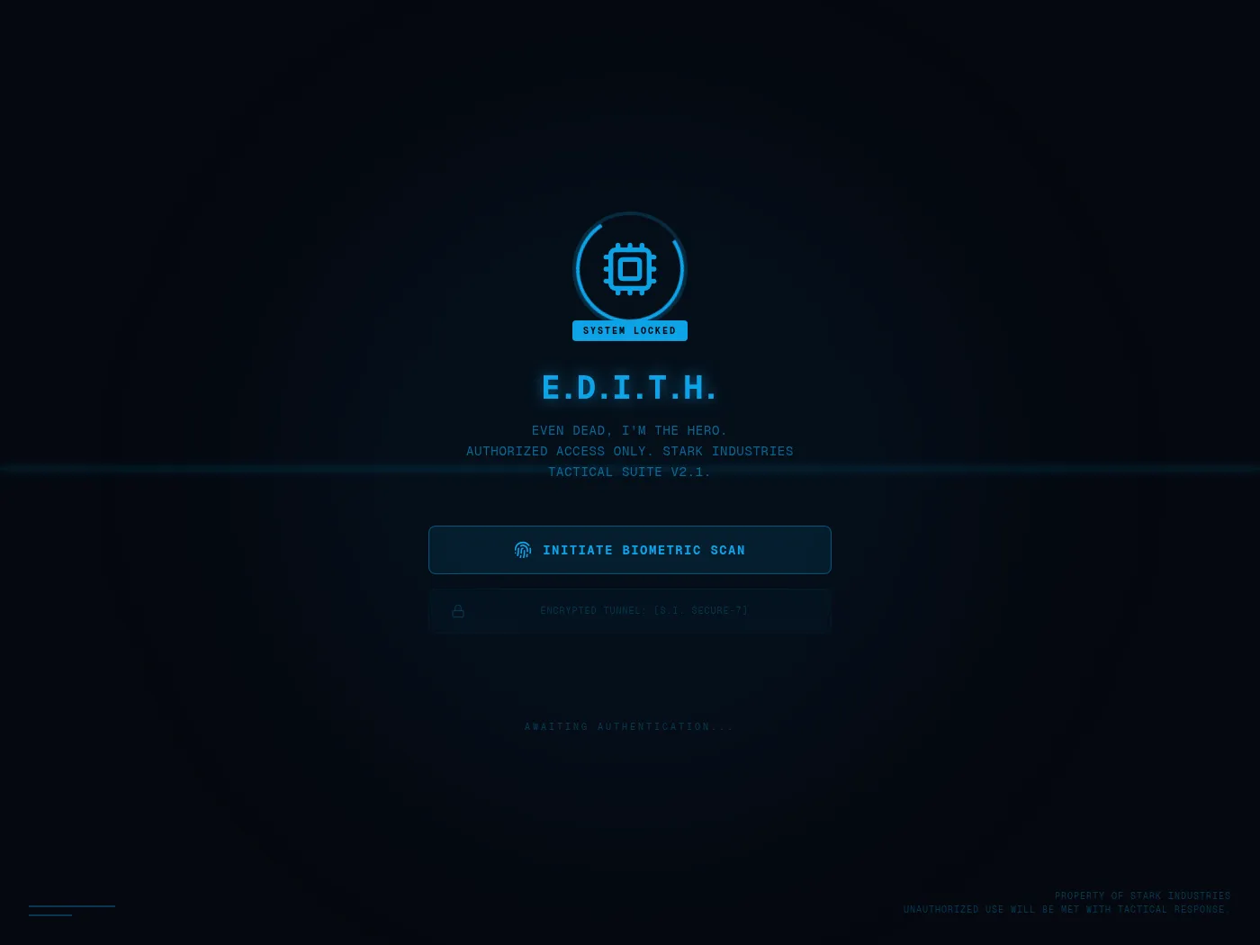 EDITH Tactical AI Suite