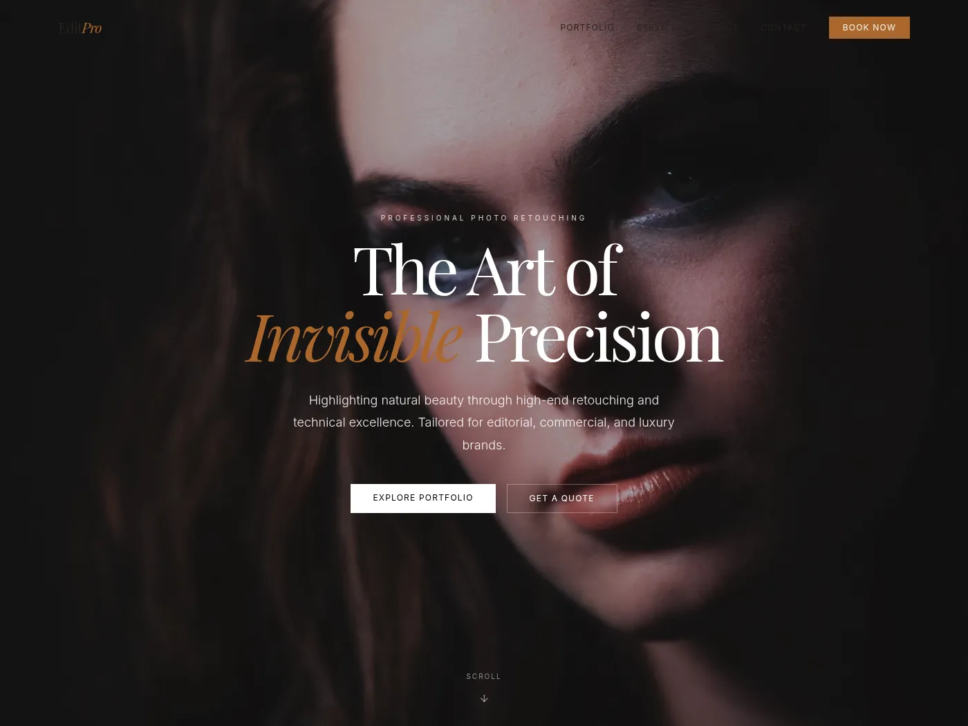 EditPro Portfolio Site