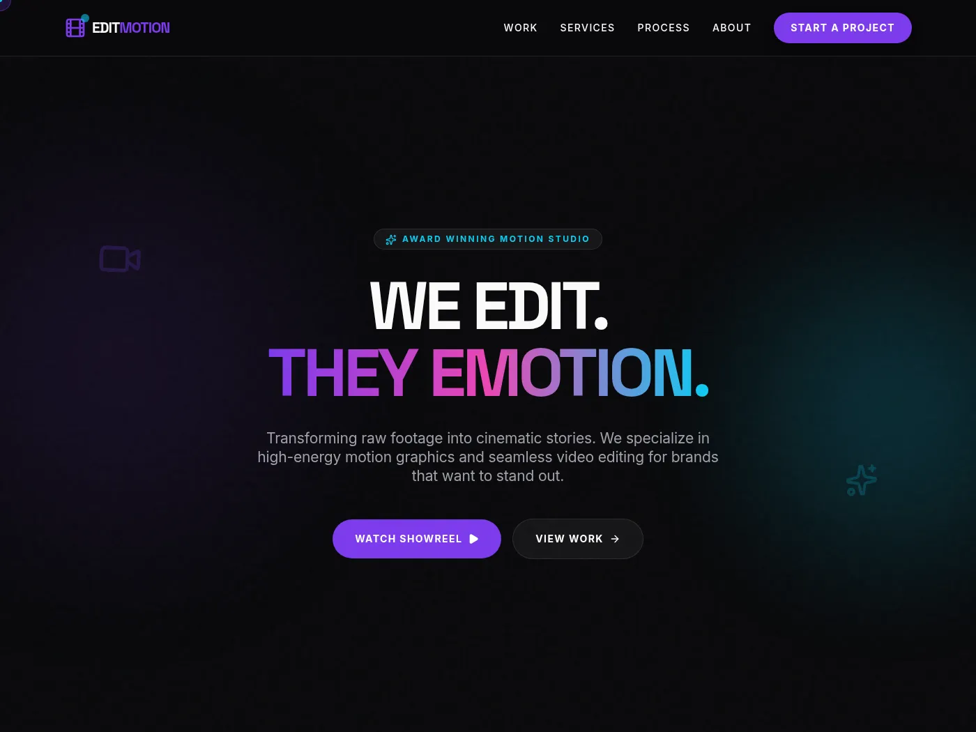EditMotion Studio Site