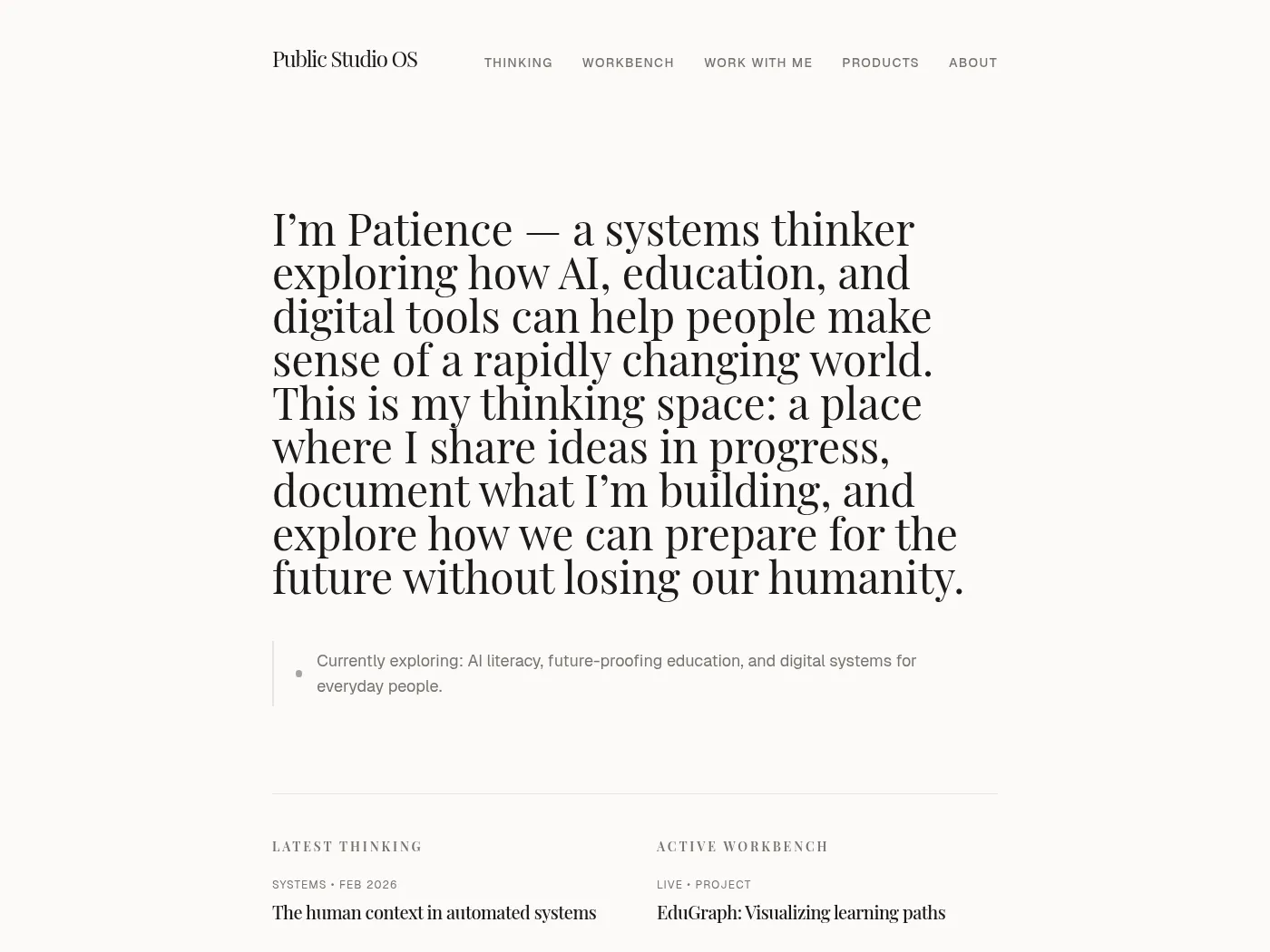 Public Studio OS