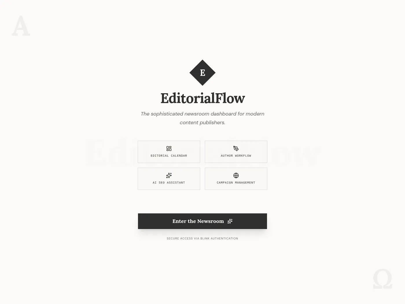 EditorialFlow Dashboard