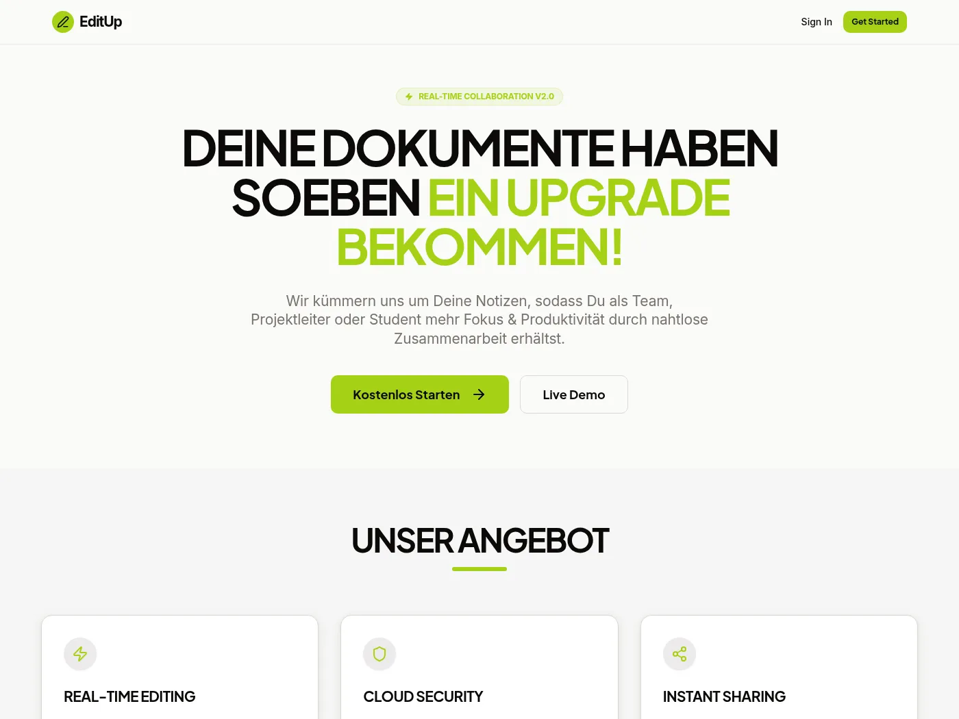 EditUp Clone