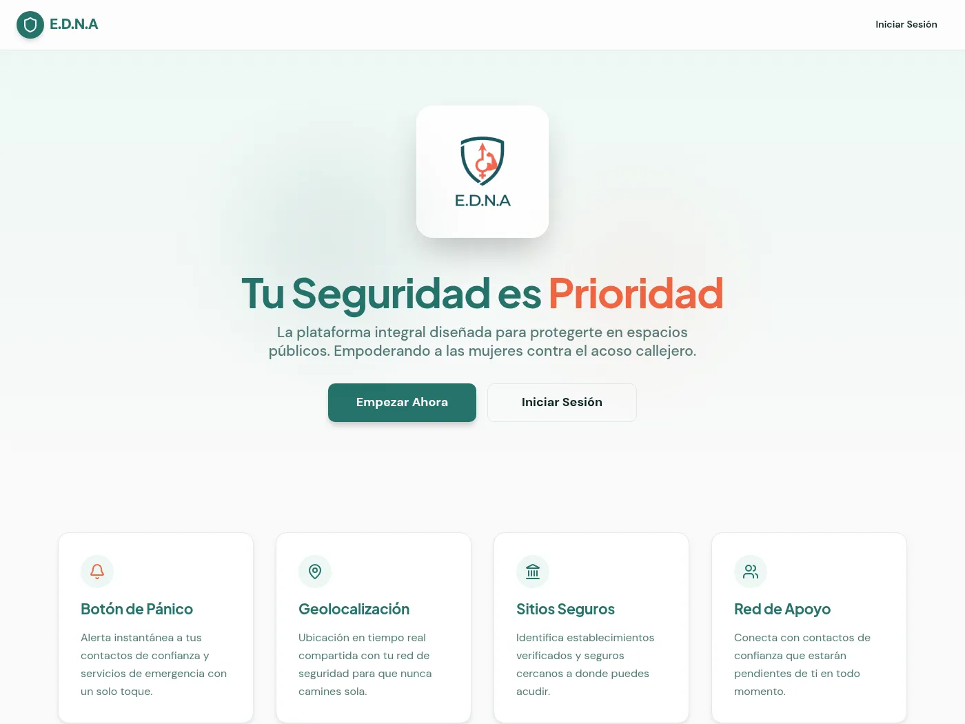 EDNA Gender Safety App